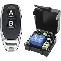 ROBOWAY 433Mhz Universal Wireless Remote Control Switch DC 12V 1CH RF Relay Receiver Module with ...