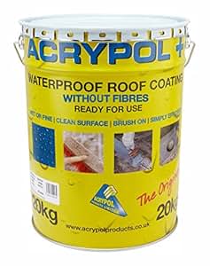 Acrypol+ Grey 20kg Roof Coating Waterproof System: Amazon.co.uk: DIY ...