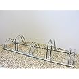 5 Section Dual Height Flat Top Jumbo sized Cycle Rack/Bike Stand by ...
