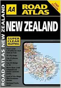 AA Road Atlas New Zealand (AA Road Atlases): Amazon.co.uk: AA ...