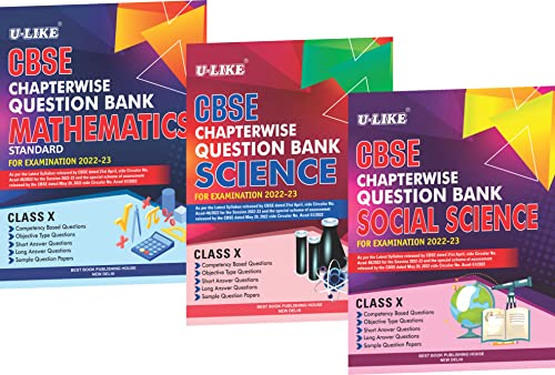 Amazon.in: Buy U-LIKE Class 10 Mathematics, Science & Social Science ...