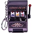 Fruit Slot Machine Keychain Lucky Charm Jackpot Keychains Mini Pendant ...
