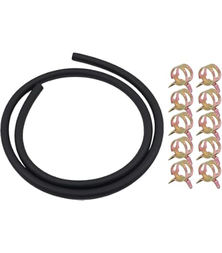 3/8 Inch Fuel Hose 1/4 Inch (6mm) ID Fuel Line Hose 15FT NBR Rubber ...