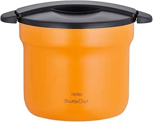 THERMOS vacuum thermal insulation cooker shuttle chef 4.3L apricot KBF-4500 APR (Japan import ...