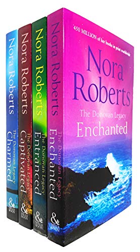 Donovan Legacy Series Nora Roberts Collection 4 Books Set (Enchanted, Entranced, Captivated ...