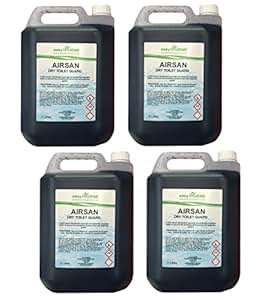 BLUE AirSAN 20L CHEMICAL TOILET fluid Cleaner FLUSH Portaloo boat ...