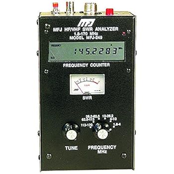 MFJ 259C Portable HF/VHF 530KHz to 230MHz continuous coverage SWR ...