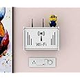 SS ARTS Engineered Wood Wall Mount WiFi Router Stand/WiFi Shelf ...