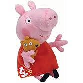 Ty Beanie Baby Peppa Pig - Daddy Ty Beanie Buddy Large Plush Toy ...