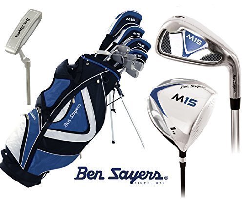 Ben Sayers M15 Complete Golf Club Set Stand Bag Mens New Graphite ...