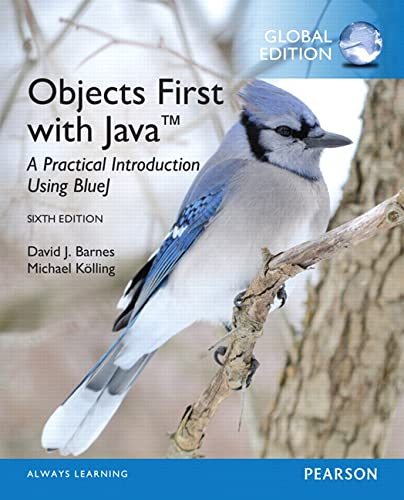 Objects First with Java: A Practical Introduction Using BlueJ, Global Edition: Amazon.co.uk ...