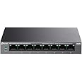 TP-Link LS108GP 8-Port Gigabit Desktop Ethernet Switch with 8-Port PoE+ ...