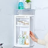 Hiru Bathroom Rotating Triangle Storage Rack 360 Degree Rotating Multi ...