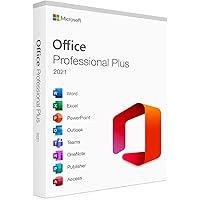 Microsoft Office Professional 2021 for Windows - Lifetime License for 1 PC - Software Key Card ...