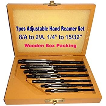 Adjustable Hand Reamer Set - 7 Piece: Amazon.co.uk: DIY & Tools
