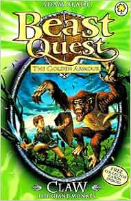 Claw the Giant Monkey Beast Quest - The Golden Armour: Amazon.co.uk ...
