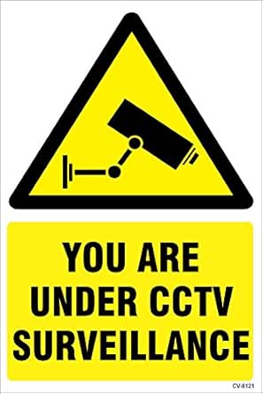 Amazing Sign Sign Board You Are Under CCTV Surveillence (Set of 3 ...