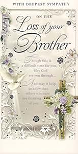 Brother Sympathy Card :" with Deepest Sympathy On The Loss of Your ...
