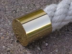 Rope End Cap for 30mm Hand Rail Brass Polished: Amazon.co.uk: Kitchen ...
