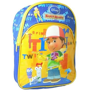 HANDY MANNY SCHOOL RUCKSACK BACKPACK NURSERY TRAVEL CABIN FLIGHT HAND ...
