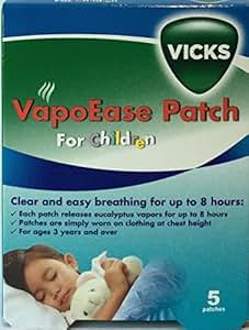 Vicks Vapo Ease Patch For Children 5 Patches: Amazon.co.uk: Beauty