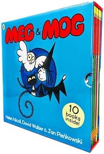 Meg and Mog Children Book 10 Book Collection Set : Amazon.co.uk ...