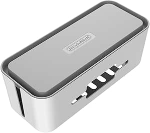 Cable Tidy Box Large 43x18x16cm for Storage Extension Lead, Management ...