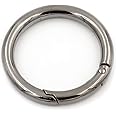 Spring O Rings, 2Pcs Spring Snap Clip Hooks, Round Carabiner Snap Clip ...
