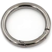 Spring O Rings, 2Pcs Spring Snap Clip Hooks, OD Φ48mm Round Carabiner ...