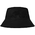 Fenglin-joy Chapeau de Pêcheur Bob Bucket Hat Unisexe Chapeau Bob PêCheur Arrondis Chapeaux Sun ...