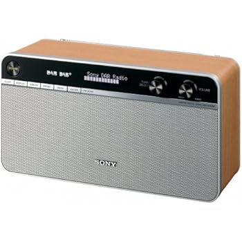 Sony XDRS16DBPMI DAB/DAB+ Radioempfänger (FM-Tuner, LC-Display) holz ...
