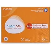 Tracky CGM Smart Glucose Monitor Device With Transmitter and Sensor ...