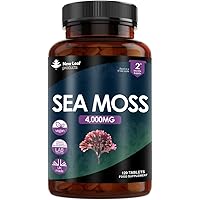 Sea Moss Tablets Extract High Strength 4000mg - Sea Moss Supplement 120 ...