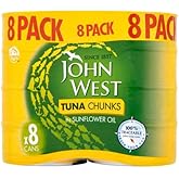 John West Tuna Chunks in spring water 4 X 145 g. Naturally high in ...
