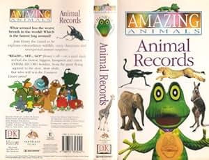 Amazing Animals II - Animal Records [VHS]: Amazon.co.uk: Video