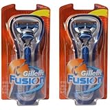 Buy Gillette Fusion Manual Razor for Men with styling back blade | Pack ...