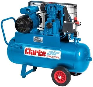CLARKE AIR COMPRESSOR 230v 3HP 15CFM 50 LTR PORTABLE: Amazon.co.uk: DIY ...