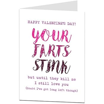 Funny Dirty Valentine Card for Her Naughty Valentine's Day Message: Amazon.co.uk: Office Products