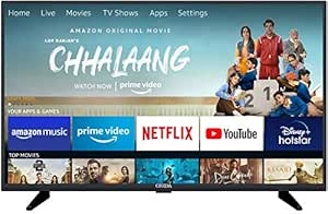 Onida 80 cm (32 inches) HD Ready Smart LED Fire TV 32HIF1 (Black) (2021 Model) | Voice Remote ...