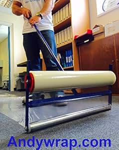 Carpet Protector Film Dispenser 600mm Plus 2 Rolls 600mm x 100mts ...