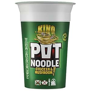 Pot Noodle King Pot Chicken & Mushroom King 114g: Amazon.co.uk: Grocery