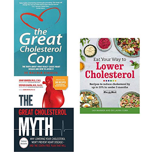 Great cholesterol con, myth, eat your way to lower 3 books collection ...