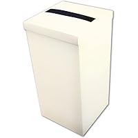 WHITE WEDDING PARTY CARD RECEIVING POST BOX - WITH WHITE LID : Amazon ...
