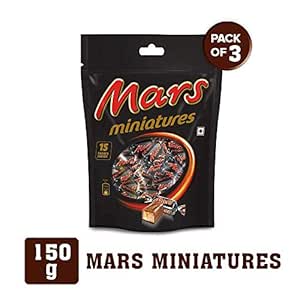 Mars Miniatures Chocolate Birthday Gift Pack, 150g (Pack of 3): Amazon ...