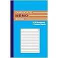 Orion Stationery Best House Duplicate Memo Book Numbered Pages 1-80 + 2 ...