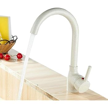 Beige Cream Ivory Mono Sink Mixer Tap Duo Full Turn Handles Swivel ...