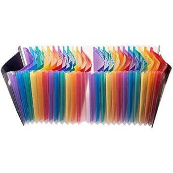 Expanding File Organiser - Redvers Office A4 13 Part Desk Storage ...