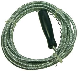 5 Metre Drain Waste Pipe Sink Cleaner Rods Spring Tool Unblocker ...