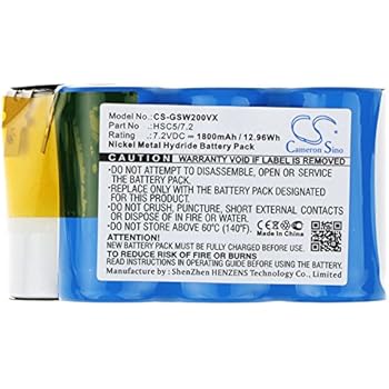 ABC Products® Replacement Gtech 7.2 Volt Rechargeable Battery Pack for ...