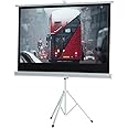 INMOZATA 100" Projector Screen with Stand, 16:9 HD Projector Screens ...
